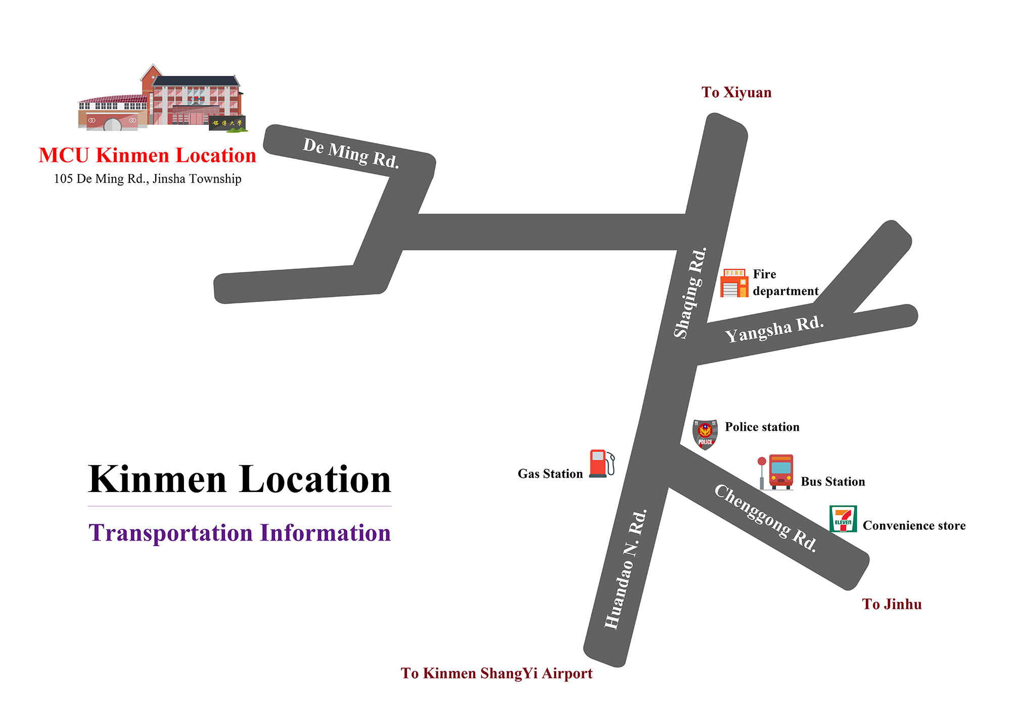 Campus Map | Kinmen Location